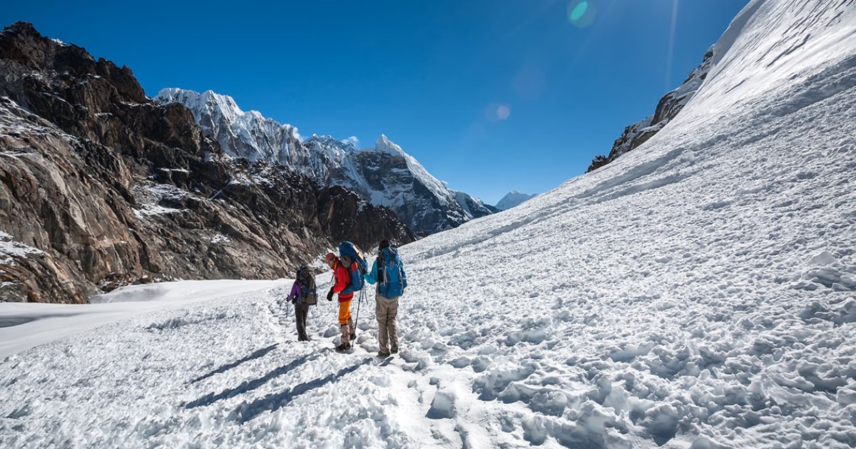 Everest Three Passes Trek Map